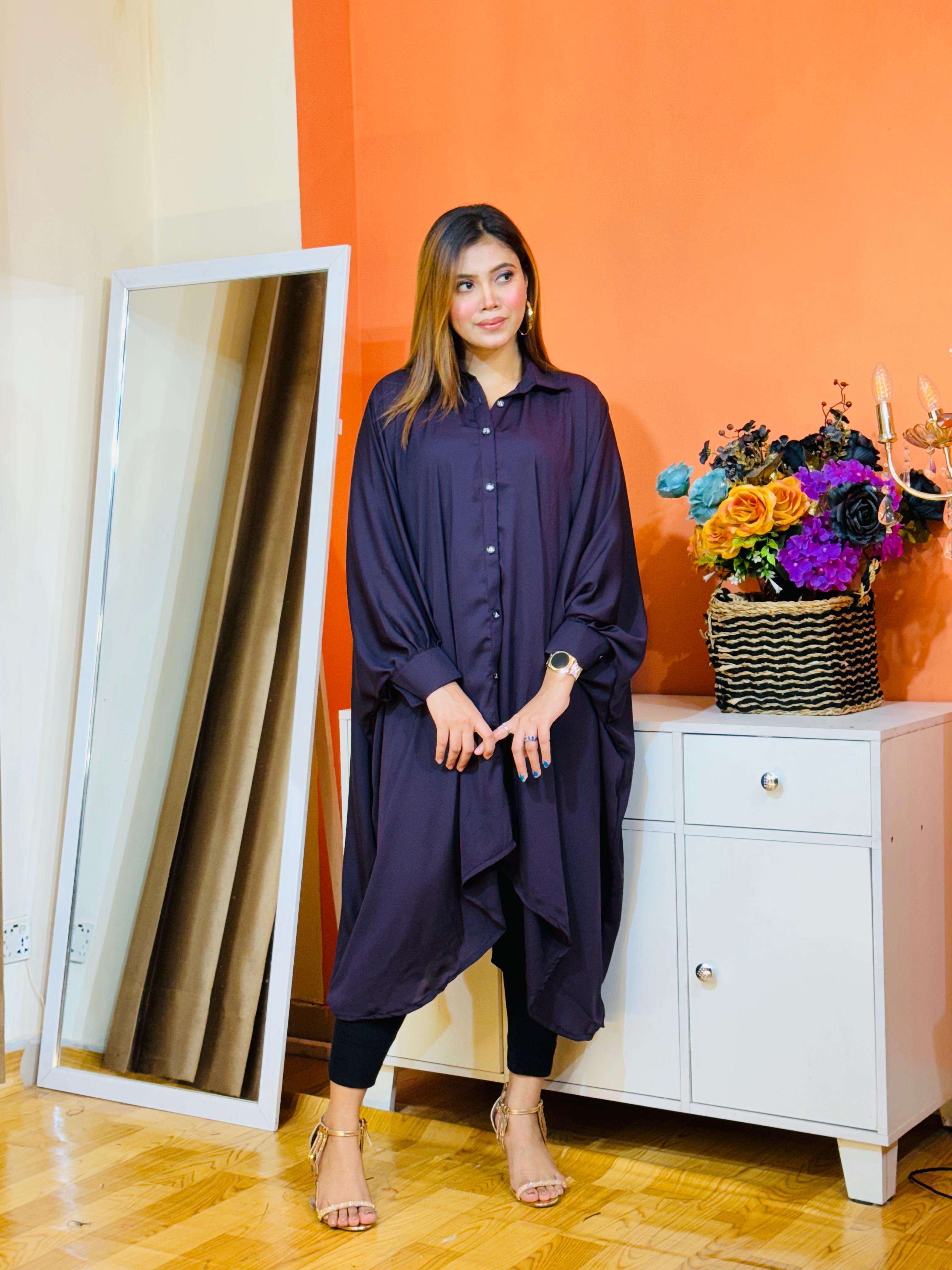 Dubai Cherry Short Abaya || Tarika Tani