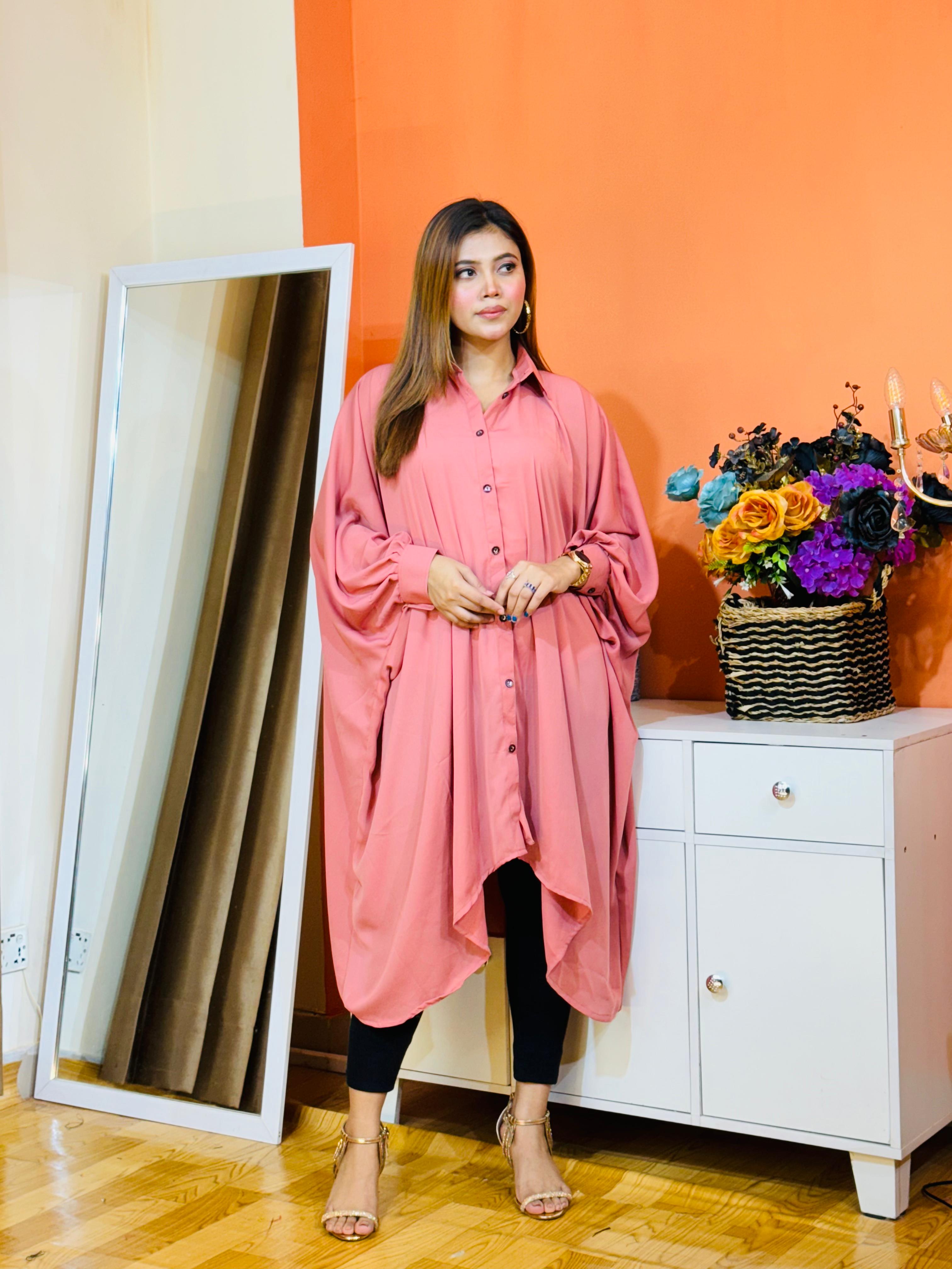 Dubai Cherry Short Abaya || Tarika Tani